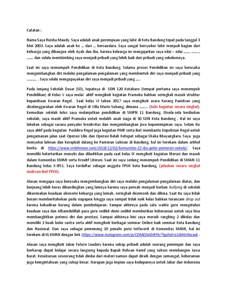 Perjalanan Inspiratif Riesha Maudy dari Bullying ke Prestasi | PDF