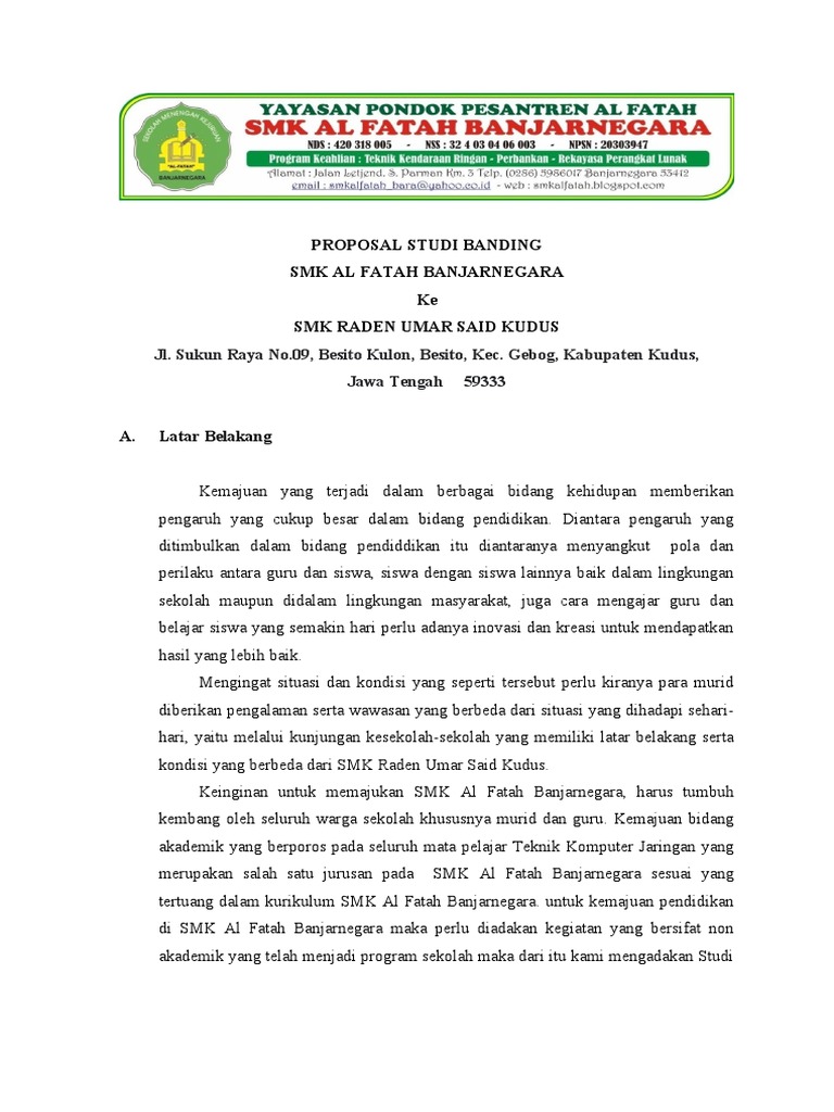 Proposal Studi Banding | PDF
