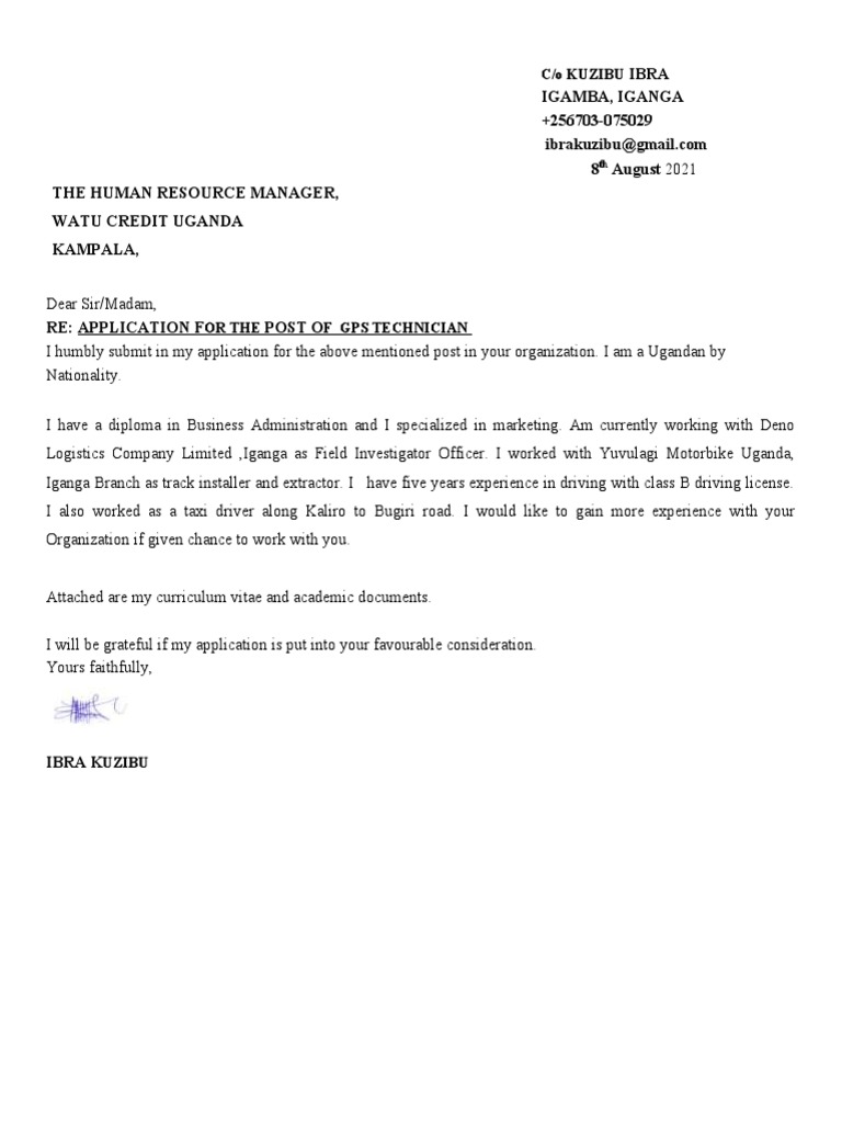 Application Letter, CV and Academic Documents | PDF | Uganda | Motorcycle