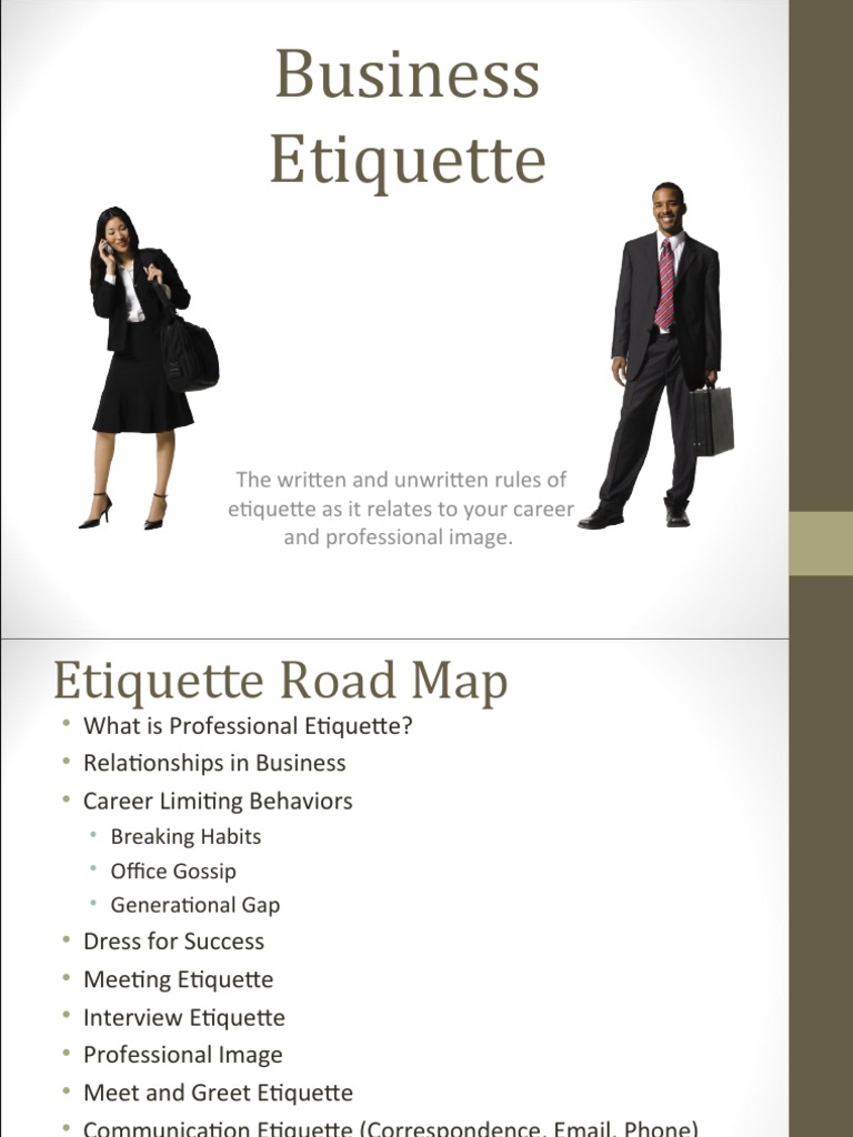 Business Etiquette: The Written and Unwritten Rules of Etiquette As It ...