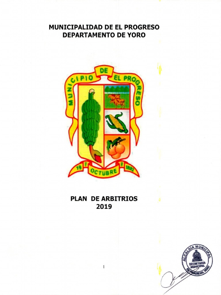 Plan de Arbitrios 2019 | PDF