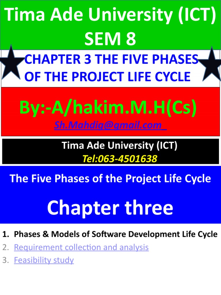 Chapter 3 The Five Phases of The Project Life Cycle SEM 8 ICT | PDF ...
