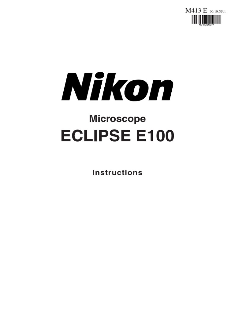 E100 User Manual | PDF | Aperture | Angular Resolution