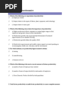 Sample Questionnaire | PDF | Questionnaire | Knowledge Management