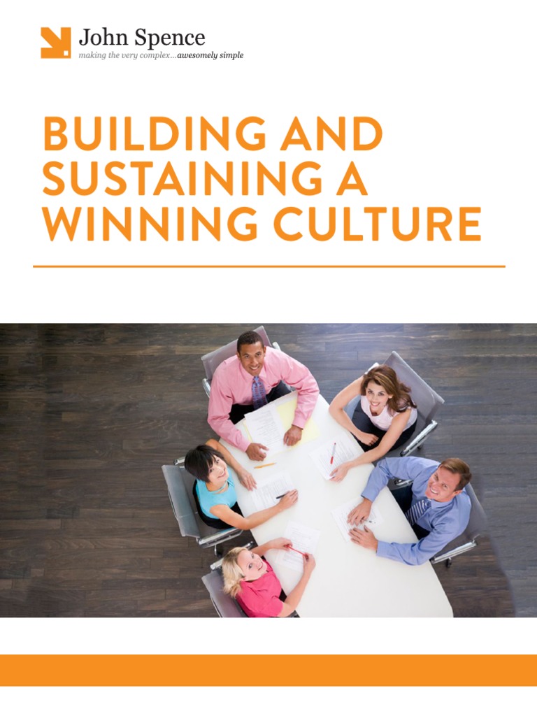 Building and Sustaining A Winning Culture | PDF | Millennials ...