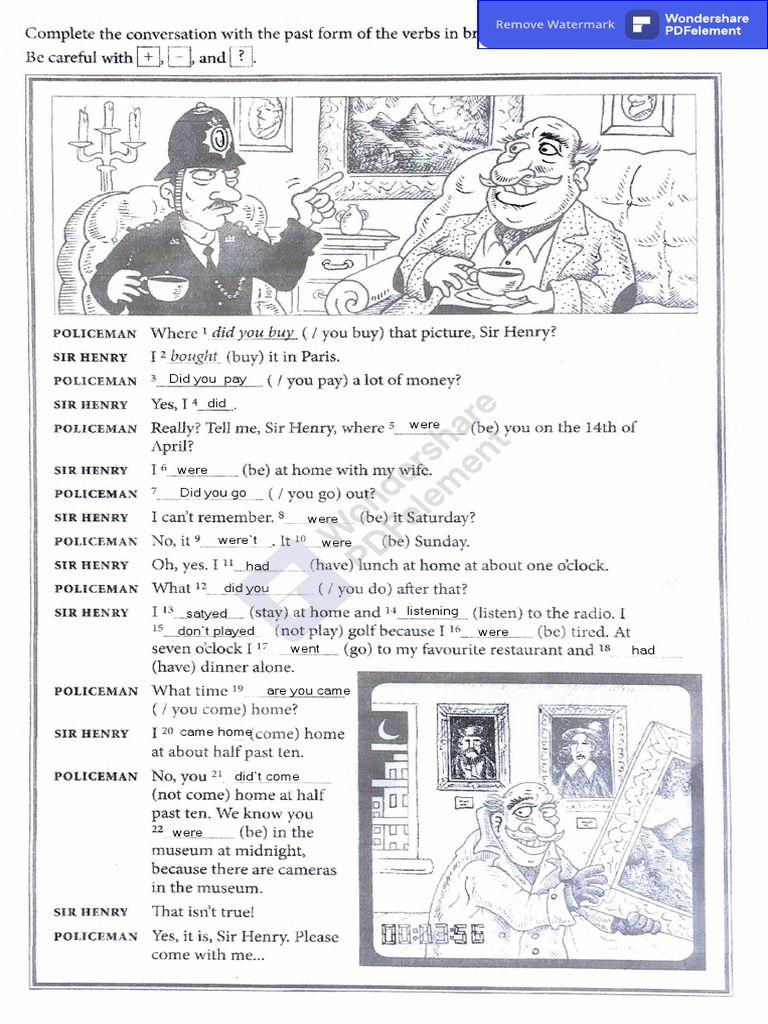 English Home Work | PDF