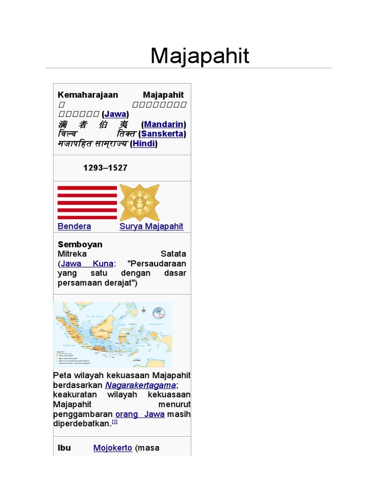 Sejarah Kerajaan Majapahit di Nusantara | PDF