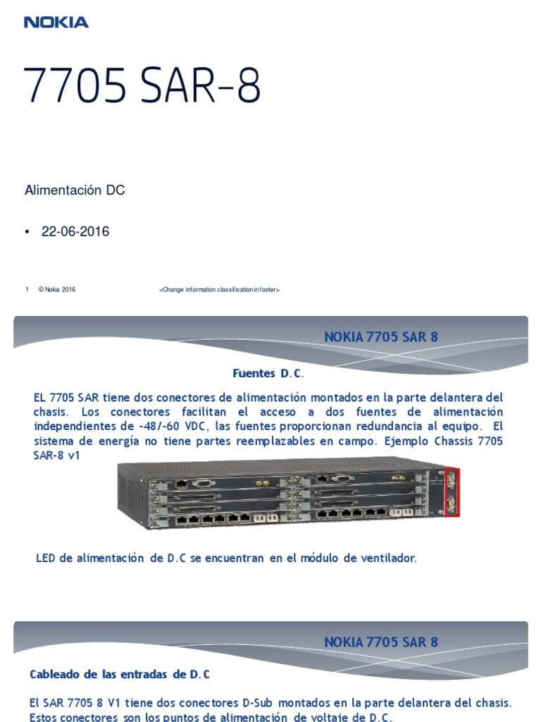 ANEXO TECNICO 7705 SAR-8 Conexion DC | PDF