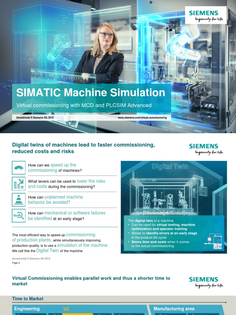 SIMATIC Machine Simulation: Virtual Commissioning With MCD and PLCSIM ...