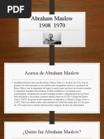 Biografía de Abraham Maslow | PDF | Conceptos psicologicos | Desarrollo personal