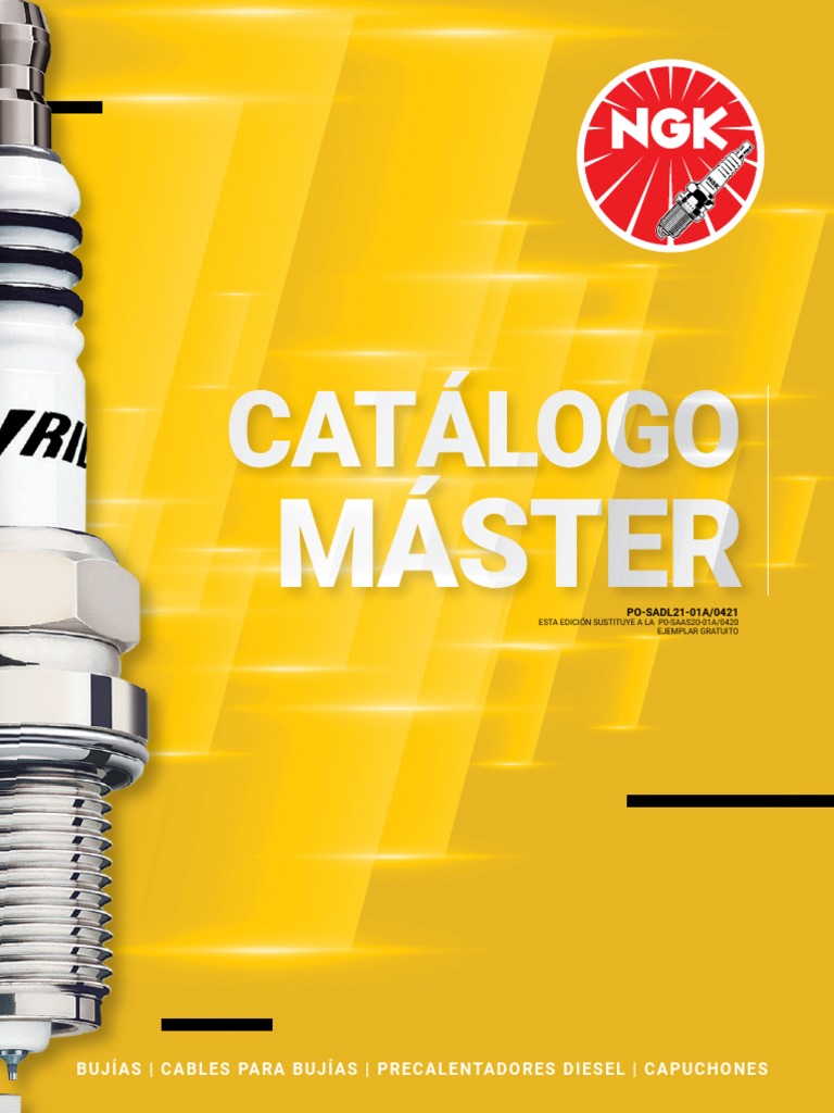 Catálogo Máster NGK FINAL | PDF | Fabricantes de automóviles | Vehículos Catálogo Máster NGK FINAL | PDF | Fabricantes de automóviles | Vehículos