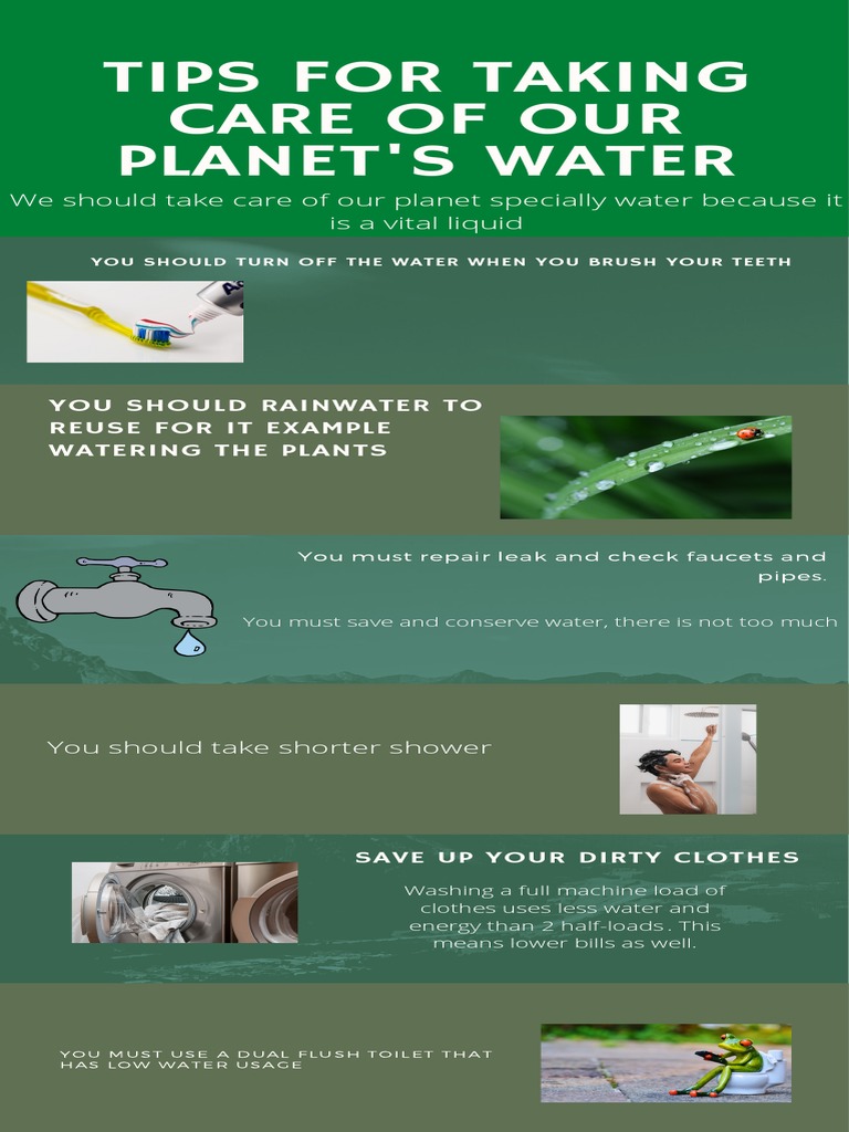Essential Water Conservation Tips | PDF | Cooking, Food & Wine | Home ...