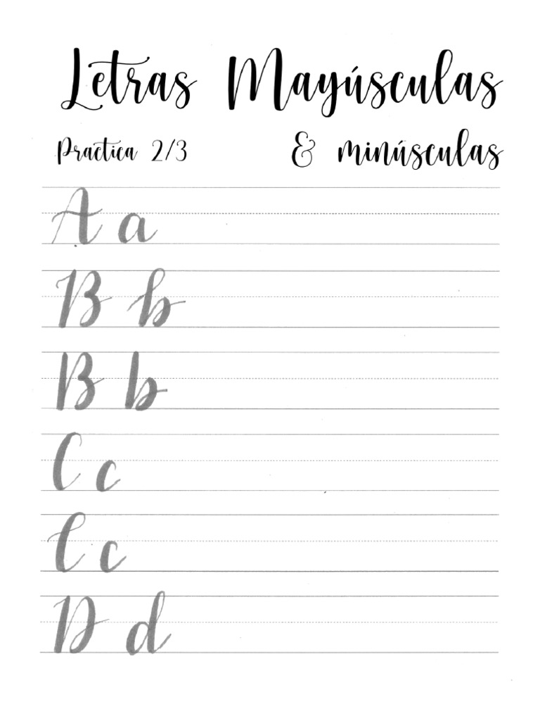 Abecedario Lettering (1095) | PDF