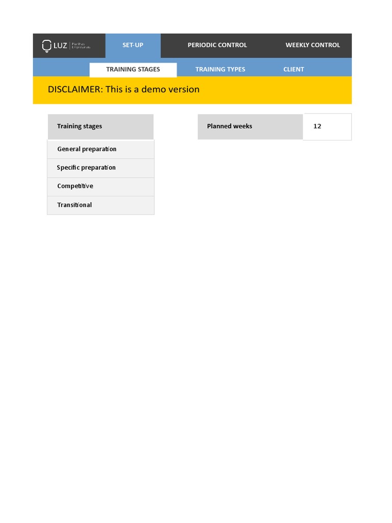 Training Periodization Spreadsheet Demo Data | PDF | Spreadsheet ...