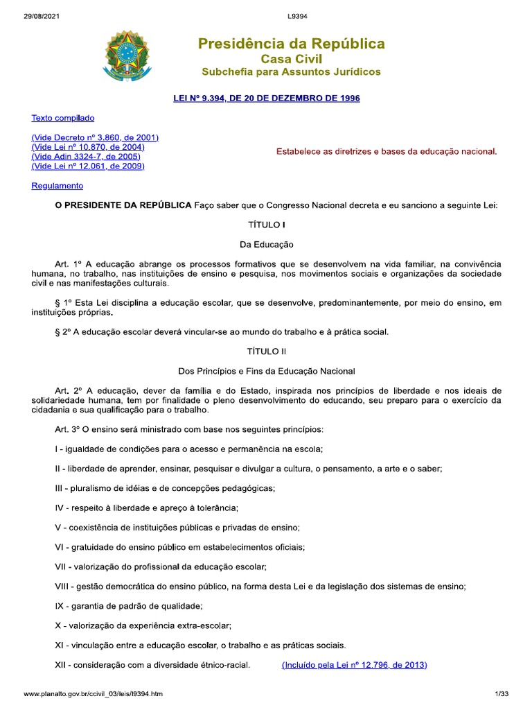 LDB - Completa e Atualizada | PDF