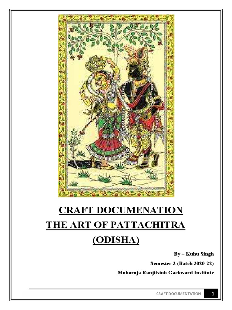 INDIAN CRAFT - Pattachitra Art | PDF | Home & Garden | Art