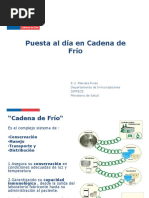 Cadena de Frío | PDF | Vacunas | Vacunación