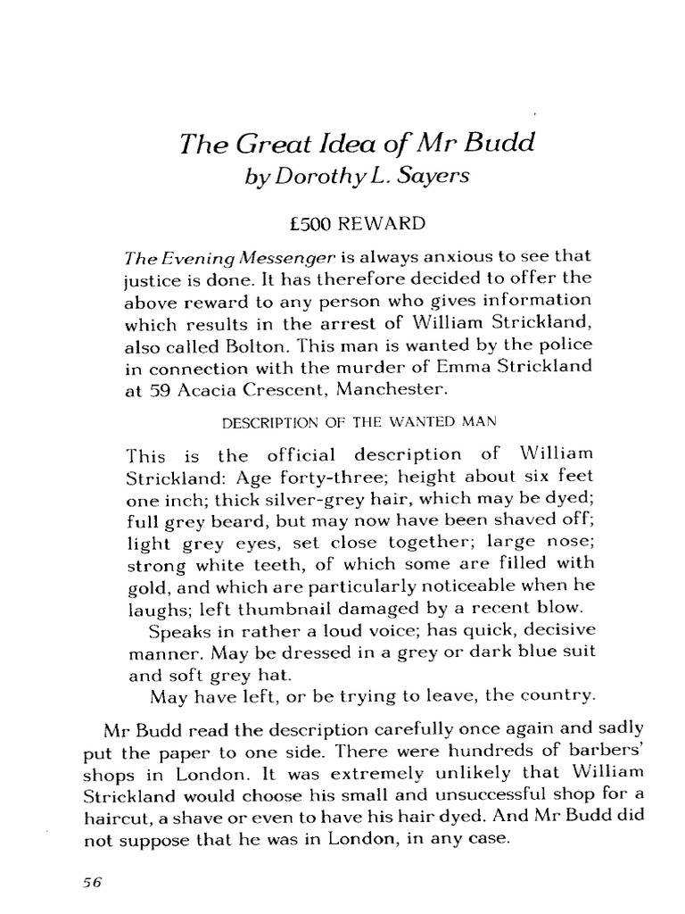 05 - The Great Idea of MR Budd | PDF