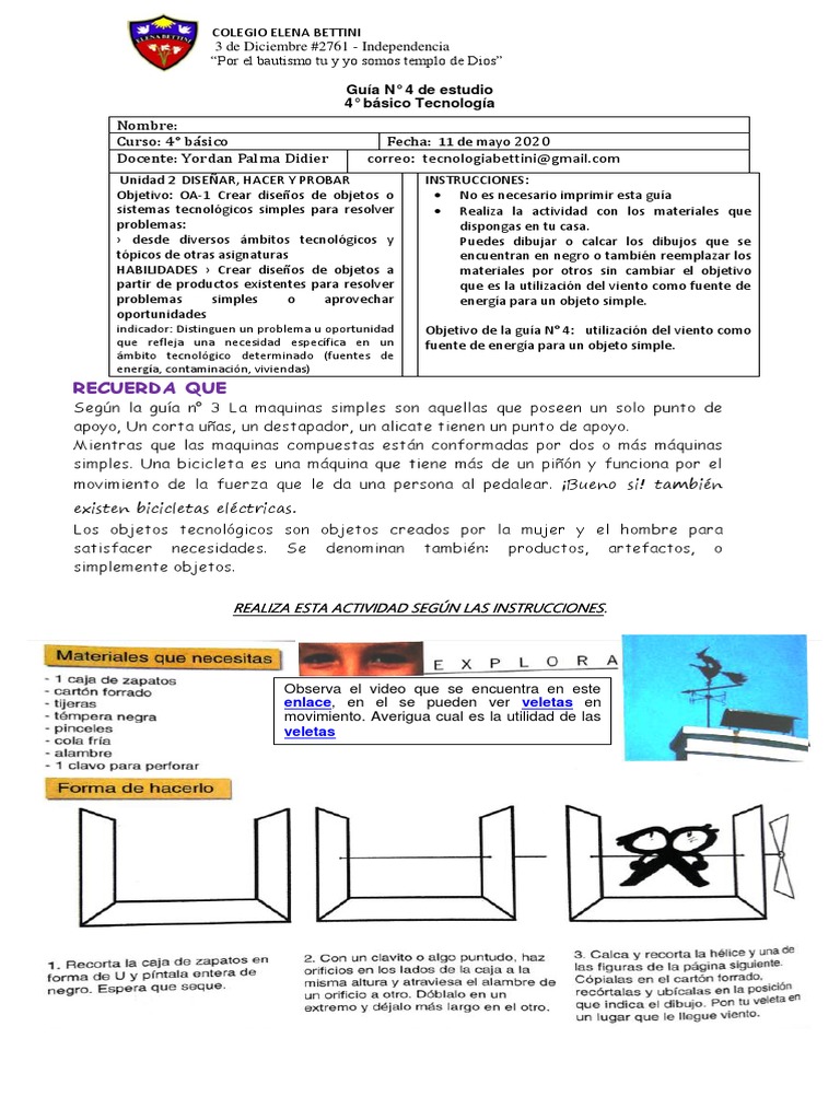 Tec. 4° - Guía N°4 | PDF