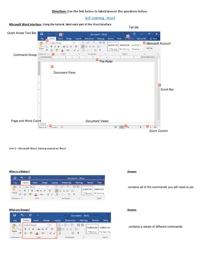 Direction: Use The Link Below To Label/answer The Questions Below | PDF ...