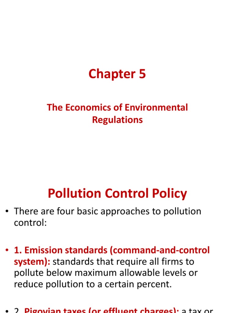 Chapter 5 Slides | PDF | Taxes | Pollution