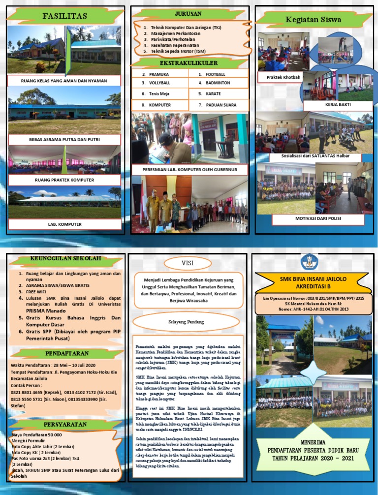 Brosus SMK Bina Insani Jailolo | PDF