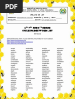 Naplan Year 7 Spelling List 2014 | PDF