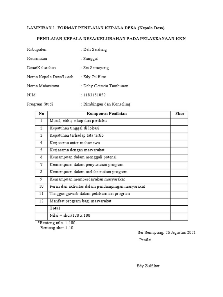 Butuh TTD Lurah | PDF