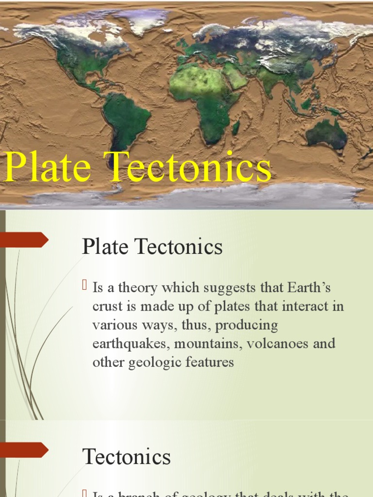 Plate Tectonics Lecture | PDF | Plate Tectonics | Earth