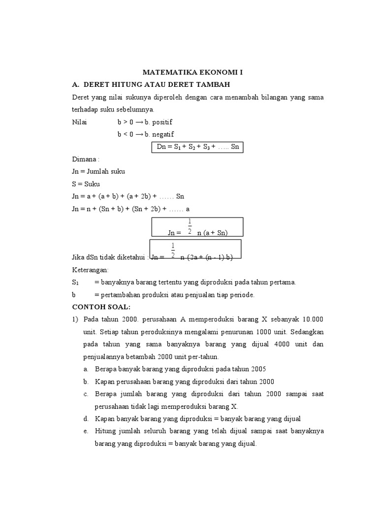 Deret Dan Fungsi | PDF