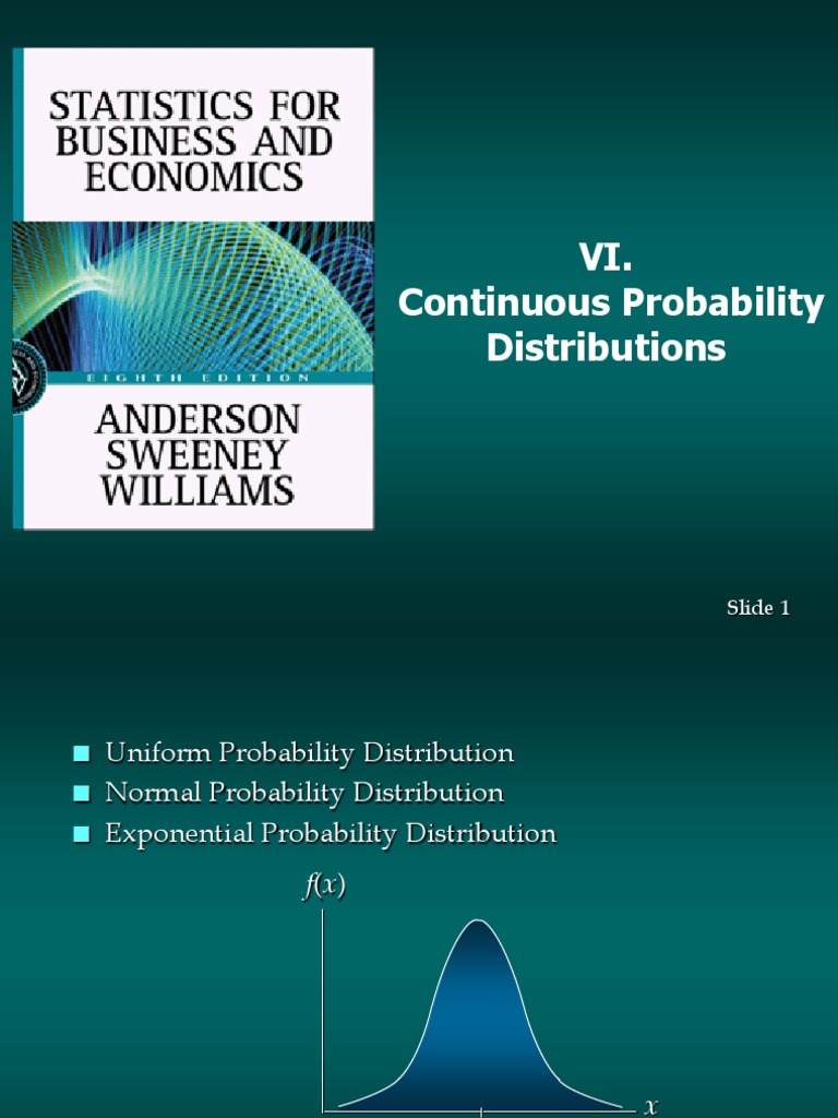 Ch06.continous Probability Distributions | PDF | Normal Distribution ...