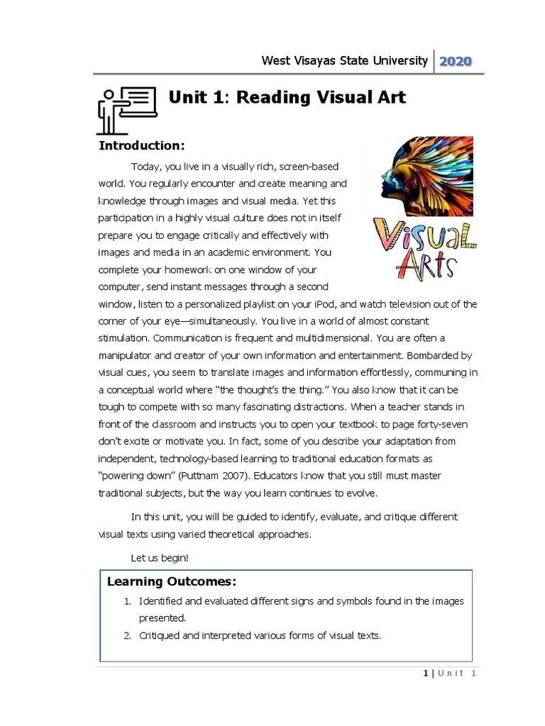 Unit 1 | PDF | Typography | Information