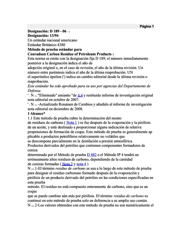 Astm D 189 Compress | PDF | Química | Materiales