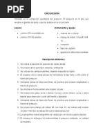 Procedimiento de Postioplastia | PDF