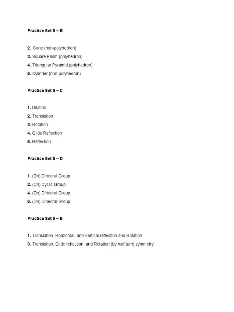 GE4 Practice Set 5 | PDF