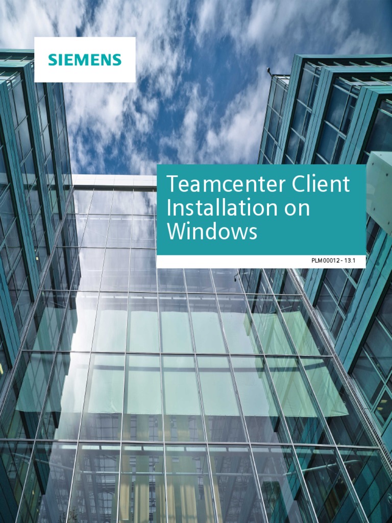 Teamcenter 13 1 Window Client Installation Guide Pdf Proxy Server Internet And Web