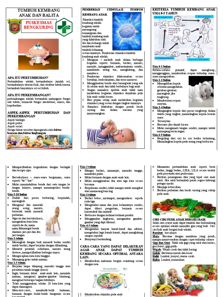 Leaflet Kesehatan Anak | PDF