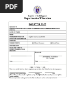 Locator Slip Form Template | PDF