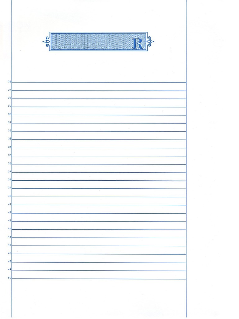 Modelo de Hojas de Protocolo | PDF