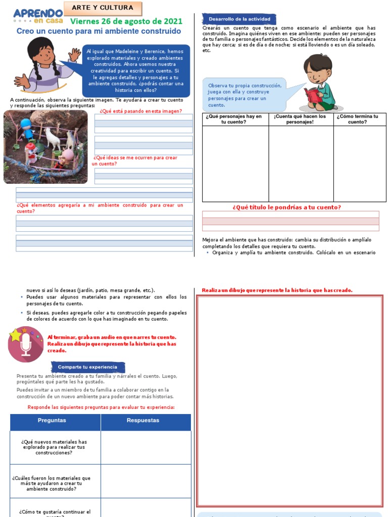 Ficha Arte y Cultura 27 Agosto | PDF