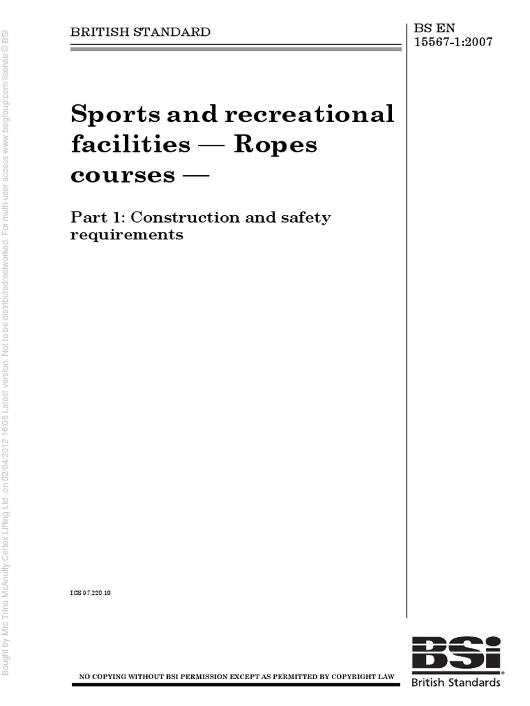 BS en 15567-1 2007 | PDF