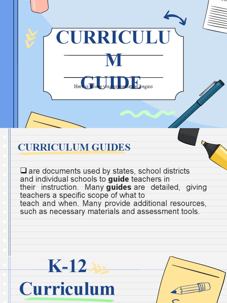 Curriculu M Guide: Here Is Where Your Presentation Begins | PDF ...