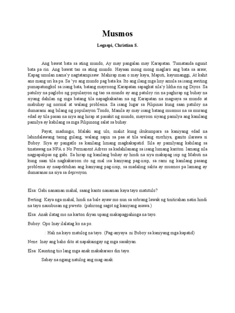 Musmos DULA | PDF