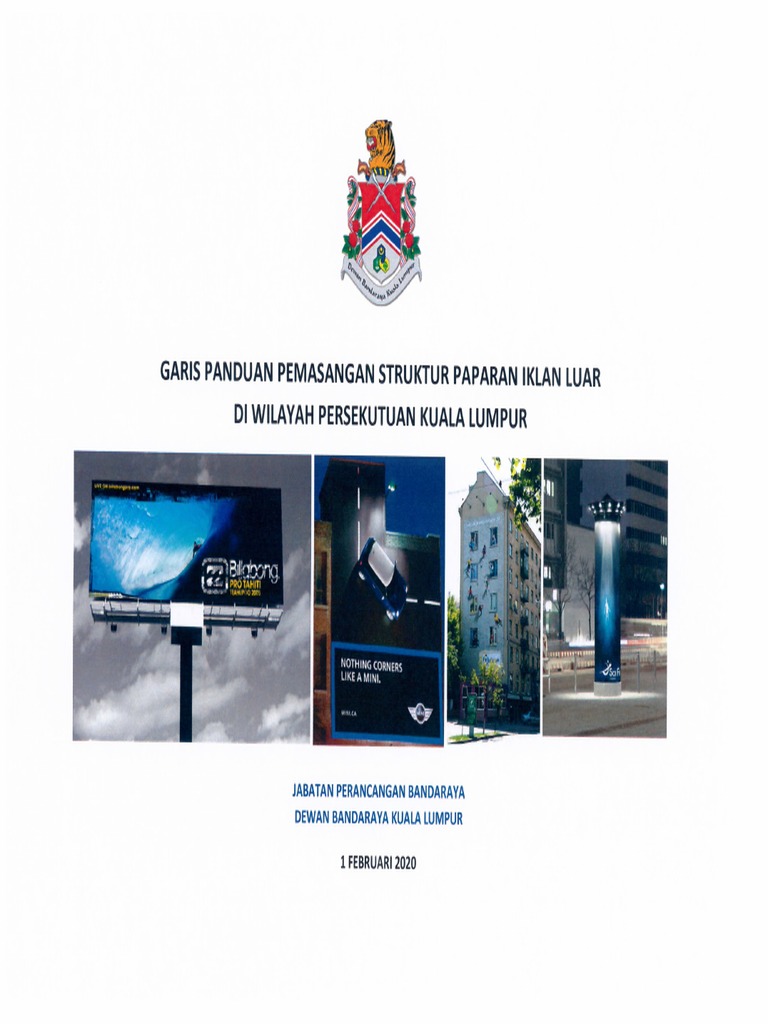 Garis Panduan Iklan Papan Tanda-Iklan Luar | PDF