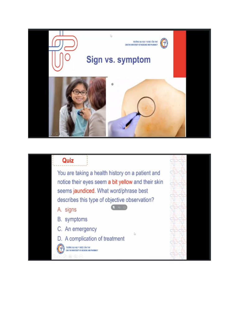 Talking About Symptoms | PDF