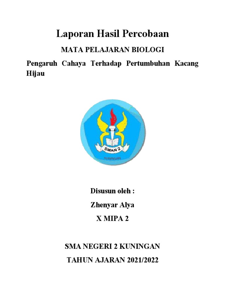 Makalah Laporan Hasil Percobaan Oleh Zhenyar Alya-Dikonversi | PDF