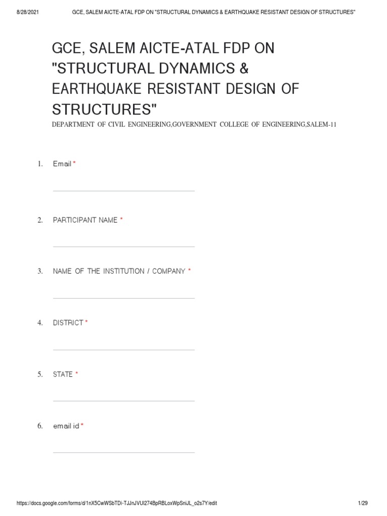 Earthquake Dynamics and Design FDP | PDF | Earthquakes | Fault (Geology)