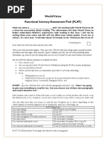 Functional Literacy Assessment Tool FLAT | PDF | Literacy | Reading ...