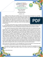 Parent Orientation Narrative Report | PDF | Teachers | Learning