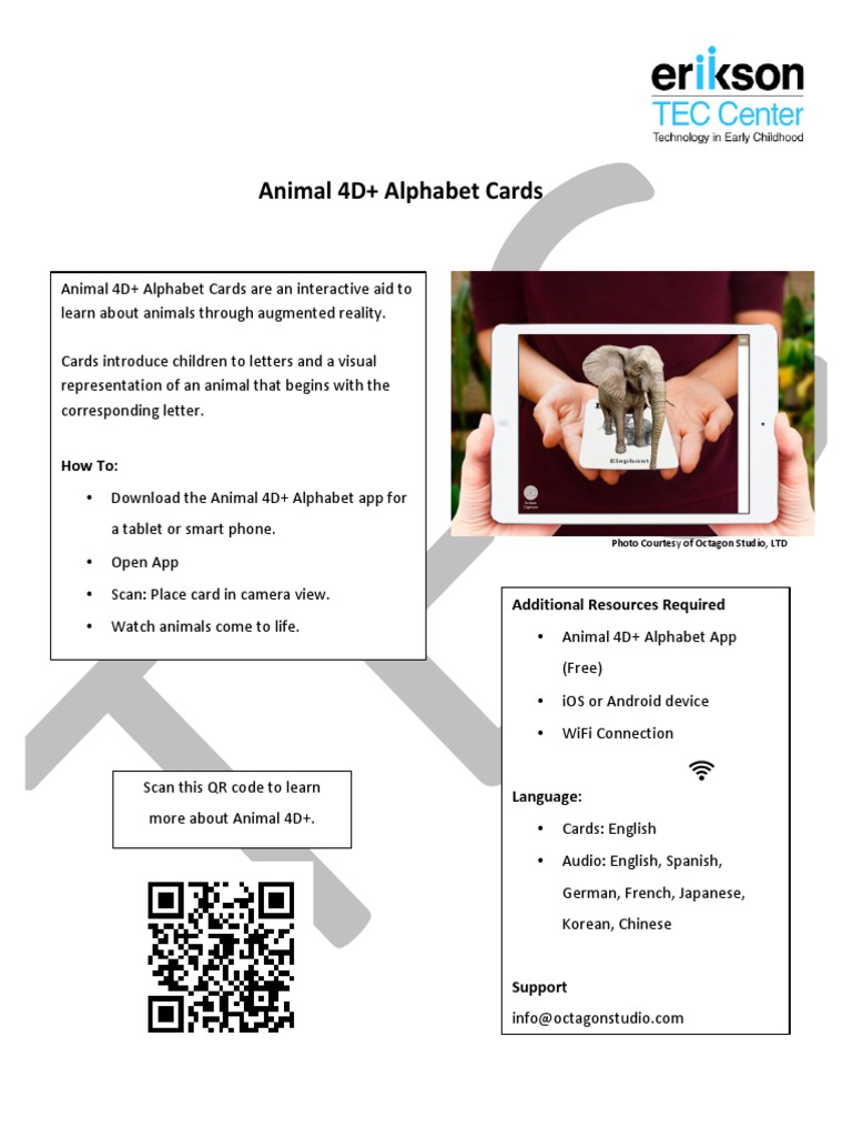 Animal 4D Cards | Download Free PDF | Android (Operating System) | Ios